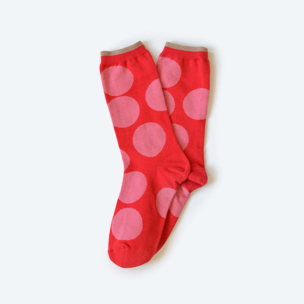Big Dot Red Sock: Small (Women's 4 - 10) – Modo Boutique