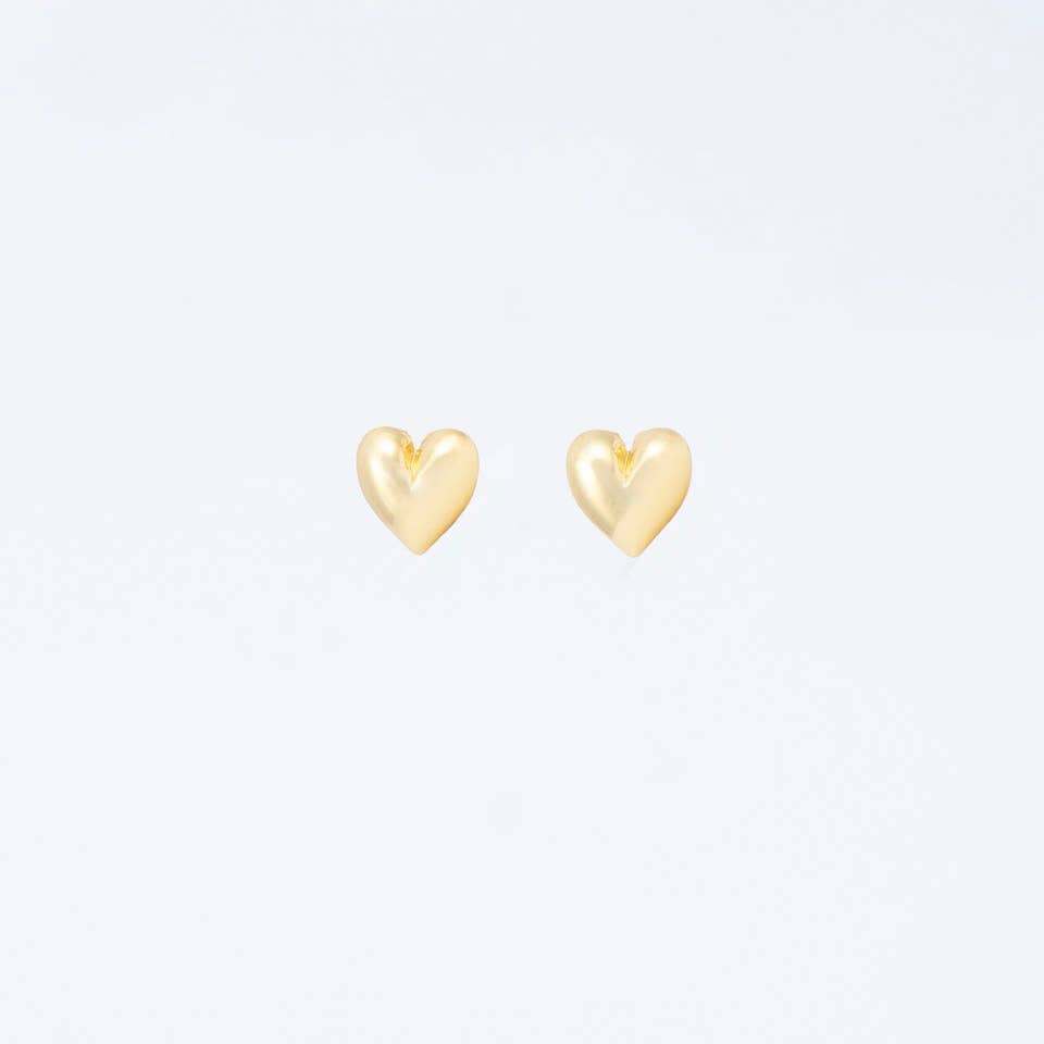Heart of Gold Post Earrings – Modo Boutique